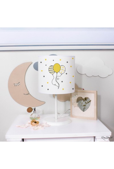 Rivaİstanbul Üç Balonlu Çocuk Odası Abajur