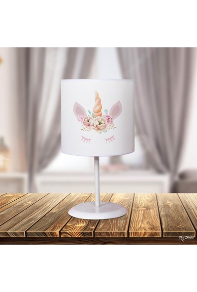Rivaİstanbul Sevimli Unıcorn Çocuk Odası Abajur