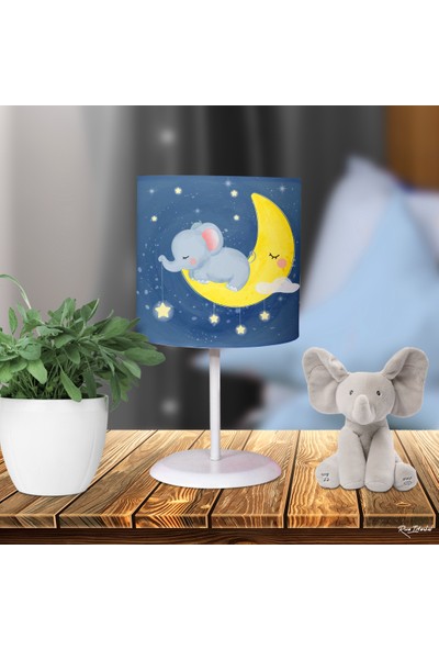 Rivaİstanbul Aydede ve Uyuyan Fil Çocuk Odası Abajur Rivaİstanbul Aydede ve Uyuyan Fil Çocuk Odası Abajur