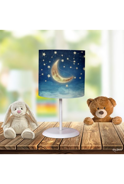 Rivaİstanbul Ay ve Yıldız Takımı Çocuk Odası Abajur