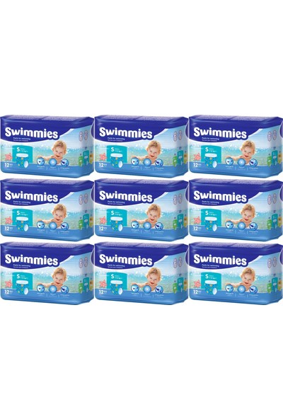 Canbebe Ontex Swimmies Mayo Bebek Bezi Small-Küçük 7-13KG 108'LI (9'lu Set) Canbebe Ontex Swimmies Mayo Bebek Bezi Small-Küçük 7-13KG 108'LI (9'lu Set)