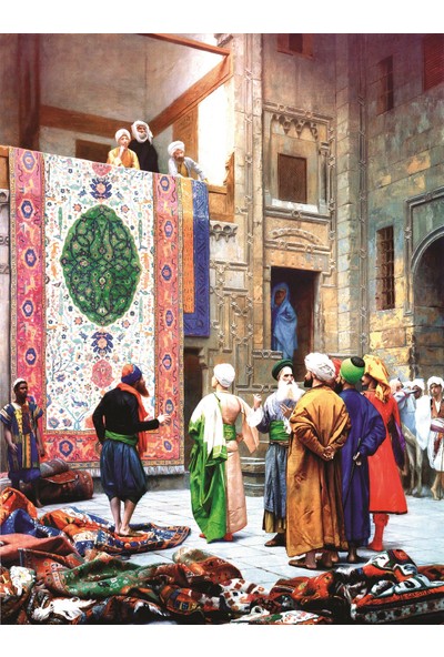 Jean Leon Gerome Halı Tüccarları Kanvas Tablo 50X70