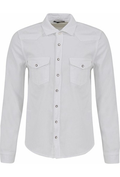 LTB Rohan White Erkek Jean Gömlek LTB Rohan White Erkek Jean Gömlek