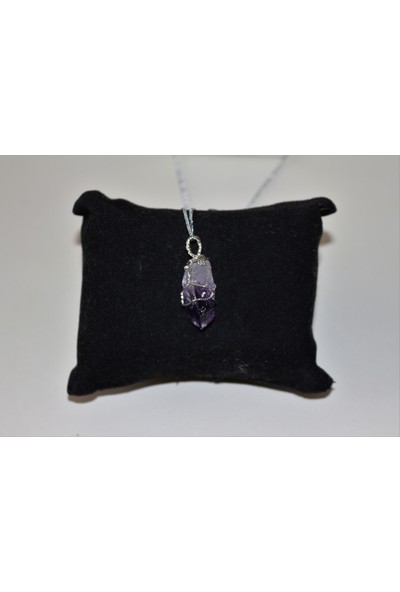 Aqua Store Ham Ametist Taşı Kolye