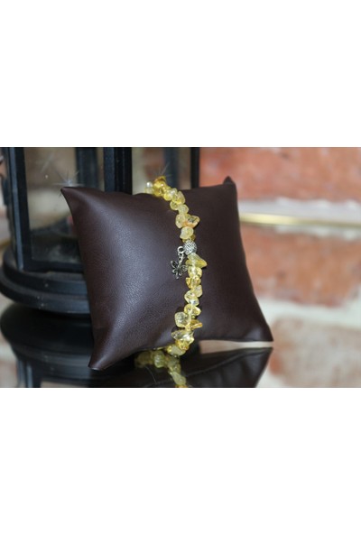 Aqua Store Sitrin Taşı Şekilsiz Bileklik - Para Taşı Aqua Store Sitrin Taşı Şekilsiz Bileklik - Para Taşı