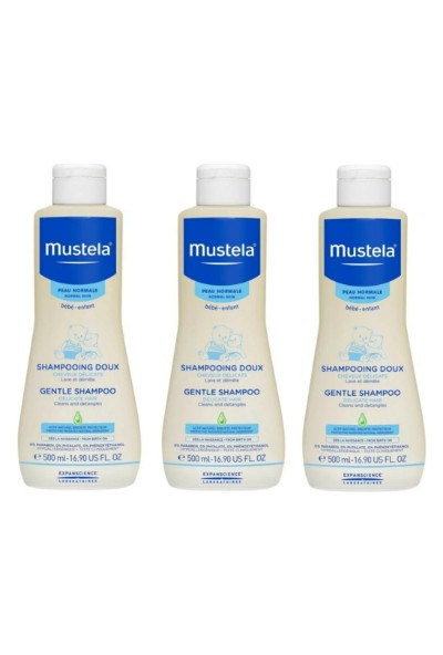 Mustela Gentle Shampoo Bebek Şampuanı 500 ml x 3 Adet Mustela Gentle Shampoo Bebek Şampuanı 500 ml x 3 Adet