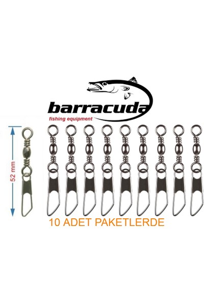 Barracuda 3 No Kılipsli Fırdöndü 10'lu Barracuda 3 No Kılipsli Fırdöndü 10'lu