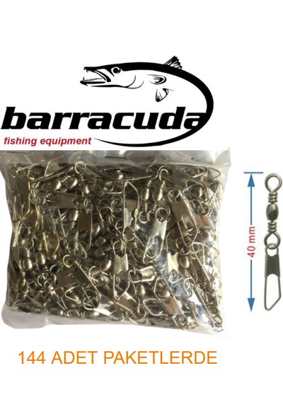Barracuda 1 No Kılipsli Fırdöndü 144 Adet Barracuda 1 No Kılipsli Fırdöndü 144 Adet