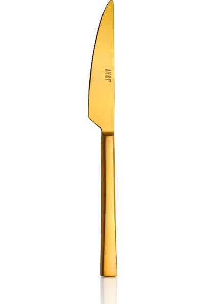 Avcı Klas Titanyum Mat Gold 6 Adet Tatlı Bıçağı 18/10 Paslanmaz Çelik Avcı Klas Titanyum Mat Gold 6 Adet Tatlı Bıçağı 18/10 Paslanmaz Çelik