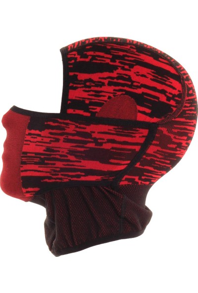 2As Kar Maskesi Siyah Kırmızı