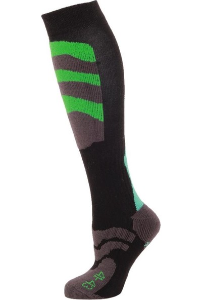 Panthzer Ski Socks Erkek Kayak Çorap Yeşil Mavi
