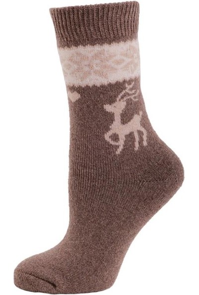 Panthzer Casual Wool Socks Erkek Çorap Bej Kahverengi Panthzer Casual Wool Socks Erkek Çorap Bej Kahverengi