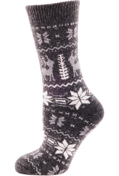 Panthzer Casual Wool Socks Çorap Antrasit