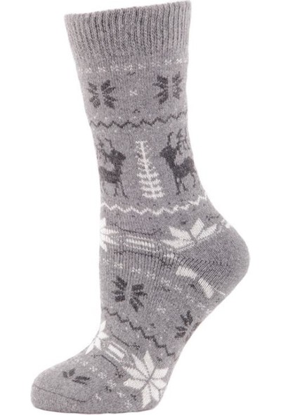 Panthzer Casual Wool Socks Çorap Gri