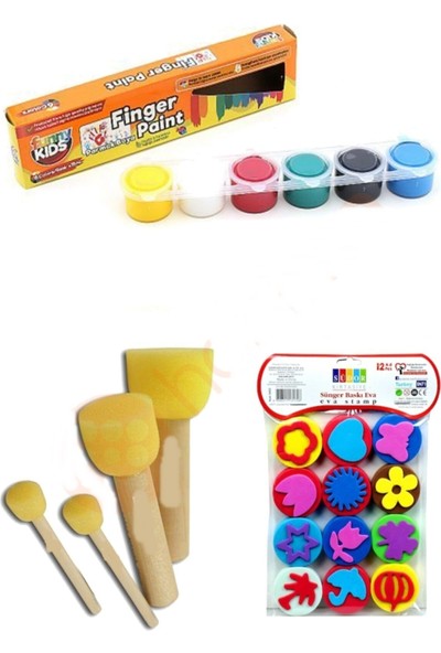 Art Picasso Parmak Boyası Eva Baskı Set 15 ml 3'lü Glance - Eva Baskı Set 12'li Art Picasso Parmak Boyası Eva Baskı Set 15 ml 3'lü Glance - Eva Baskı Set 12'li