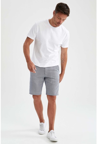 Defacto Erkek Regular Fit Basic Bermuda Şort V2099AZ21SM Defacto Erkek Regular Fit Basic Bermuda Şort V2099AZ21SM