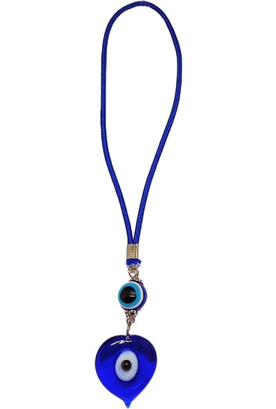 Ringof Silver Araba Dikiz Aynası Süsü Nazar Boncuklu Kalp Desenli Murano Cam Ringof Silver Araba Dikiz Aynası Süsü Nazar Boncuklu Kalp Desenli Murano Cam