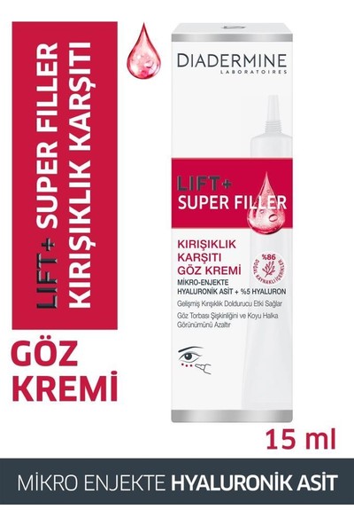 Diadermine Lift+ Super Filler Kırışıklık Karşıtı Göz Kremi 15 ml Diadermine Lift+ Super Filler Kırışıklık Karşıtı Göz Kremi 15 ml