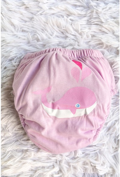 Poopes Kız Bebek Lila Balık Baskılı Alıştırma Külodu