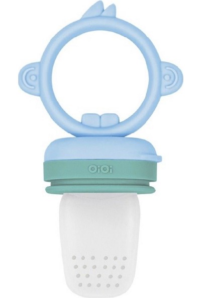 Oioi Diş Kaşıyıcılı Meyve Püre Emziği Mavi-Yeşil Oioi Diş Kaşıyıcılı Meyve Püre Emziği Mavi-Yeşil