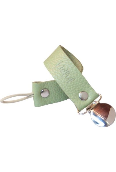 Kidful Bitkisel Boyalı Emzik Askısı Sage