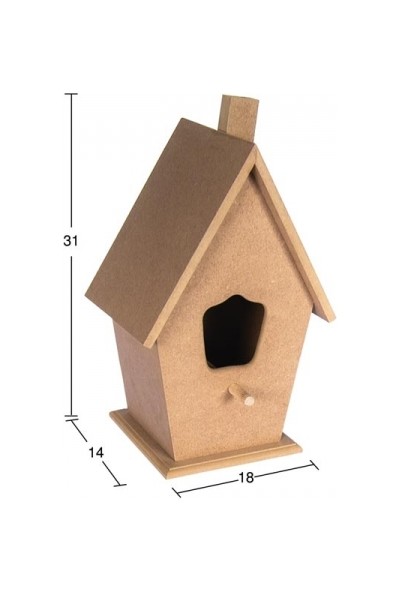 Ustalar Hobi Ahşap Kuş Evi Büyük Boy