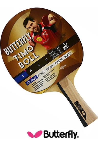 Butterfly Timo Boll Bronze Masa Tenisi Raketi Butterfly Timo Boll Bronze Masa Tenisi Raketi