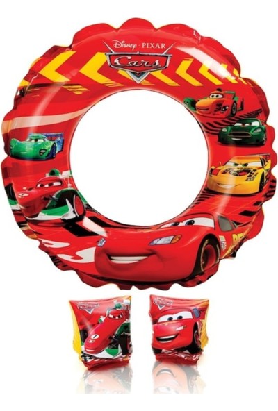 intex Cars Deniz Simidi ve Kolluk Set