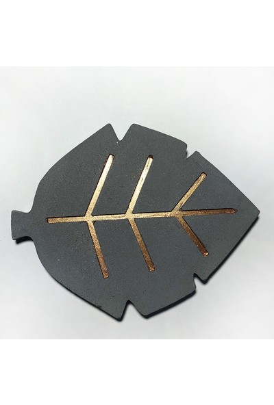 RocArt Home Beton Yaprak Tekli Bardak Altlığı RocArt Home Beton Yaprak Tekli Bardak Altlığı