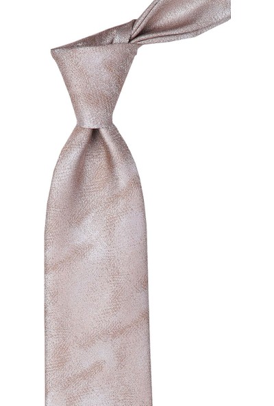 Kravatkolik Bej Kum Desen Mendilli Klasik Kravat KK10537