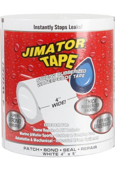 Techmaster Ultra Güçlü Suya Basınca Dayanıklı Şeffaf Tamir Bandı 10CM x 1.5mt