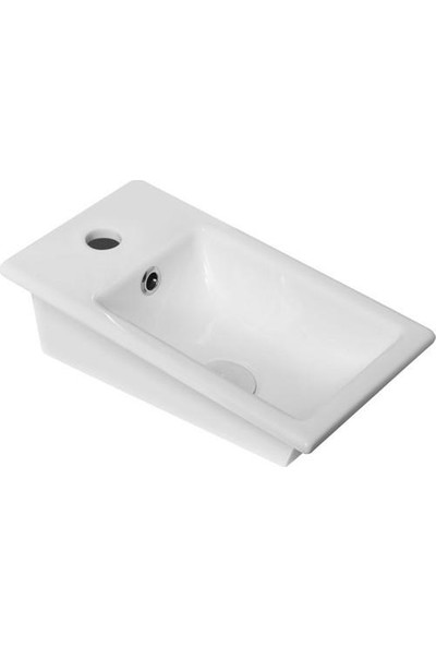 Turkuaz Seramik Mini Lavabo 24 x 42 Turkuaz Turkuaz Seramik Mini Lavabo 24 x 42 Turkuaz