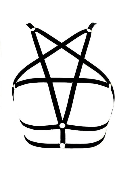 Angels Passion Seksi Göğüs Kafesli Harness