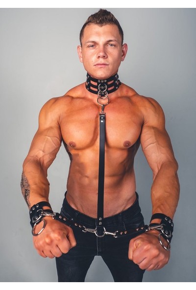 Angels Passion Fantazi Erkek Tasma Bileklik Takım - APFTM56 Angels Passion Fantazi Erkek Tasma Bileklik Takım - APFTM56