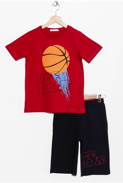 Zepkids Erkek Çocuk Kaprili Takım Baskotbol Topu Baskılı