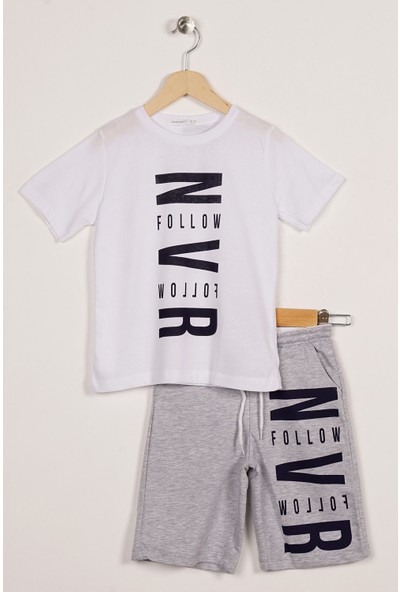 Zepkids Erkek Çocuk Kaprili Takım Never Baskılı