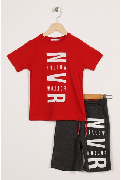 Zepkids Erkek Çocuk Kaprili Takım Never Baskılı