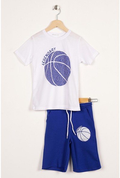 Zepkids Erkek Çocuk Kaprili Takım Top Baskılı