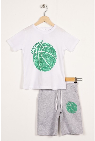 Zepkids Erkek Çocuk Kaprili Takım Top Baskılı