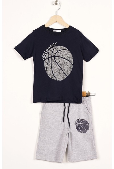 Zepkids Erkek Çocuk Kaprili Takım Top Baskılı