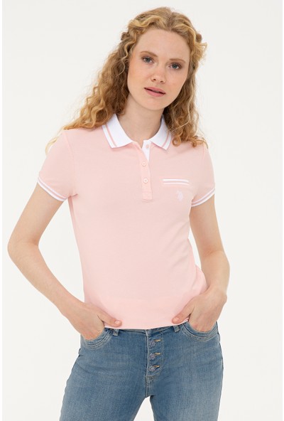 U.S. Polo Assn. Pembe T-Shirt 50238075-VR047