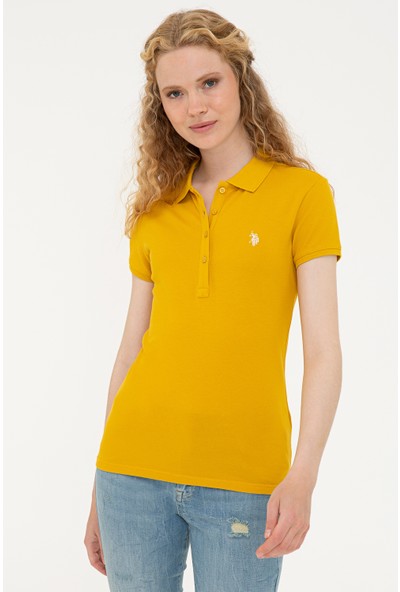 U.S. Polo Assn. Sarı T-Shirt Basic 50234714-VR094