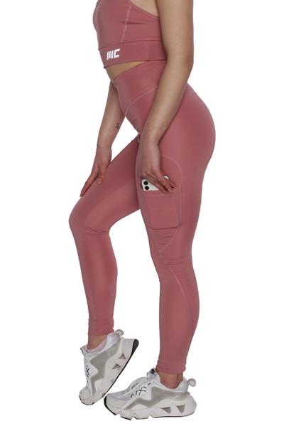 Muscle Cloth Musclecloth Elise Cepli Spor Tayt Pembe