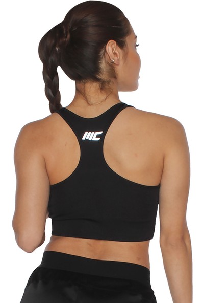 Muscle Cloth Musclecloth Performance Sporcu Sütyeni Siyah