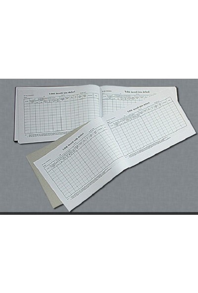 Cem Ücretli Izin Defteri 40 Yaprak