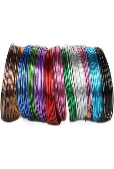 Puti Renkli Tel 1,5CMX5M - 10 Renk Puti Renkli Tel 1,5CMX5M - 10 Renk