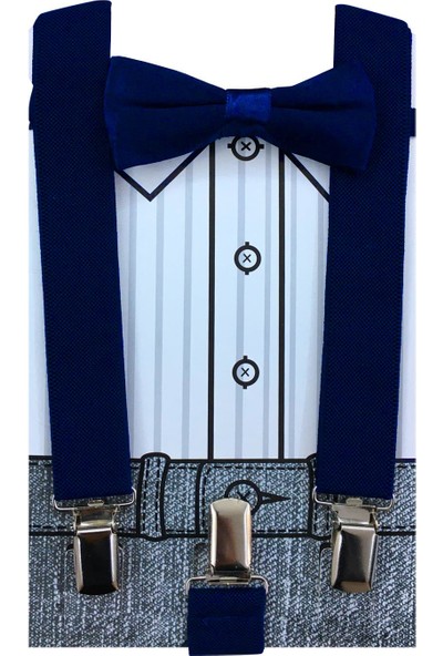 By Leyal For Kids Erkek Çocuk Papyon G0020 Papyon ve Askı Set Lacivert By Leyal For Kids Erkek Çocuk Papyon G0020 Papyon ve Askı Set Lacivert