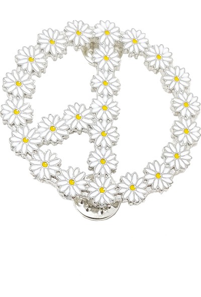 Chavin Mineli Papatya Yaka Iğnesi Broş EM15