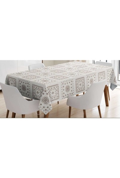 Clk Home Astarlı Silinebilir Pvc Muşamba Masa Örtüsü 87-A