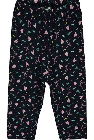 Civil Baby Kız Bebek Uzun Tayt 6-18 Ay Lacivert